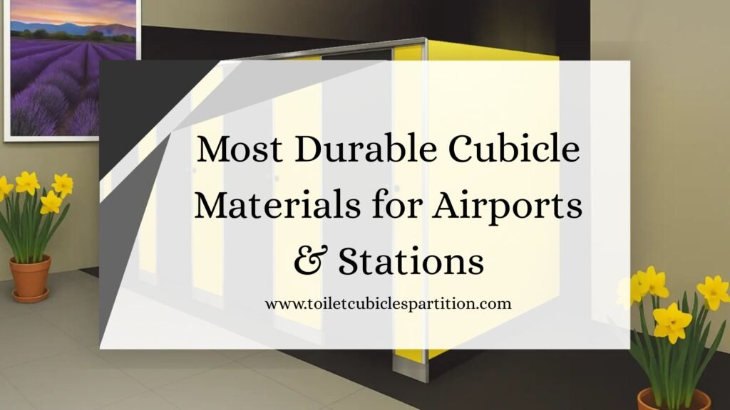 Most Durable Cubicle Materials for Airports & Stations