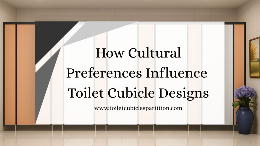 How Cultural Preferences Influence Toilet Cubicle Designs